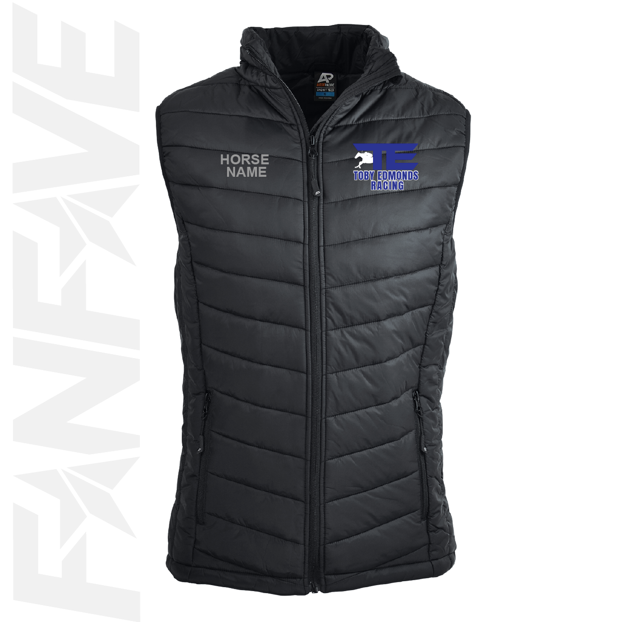 Toby Edmonds Racing - Puffer Vest Personalised – FanFave