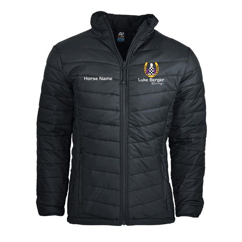 Luke Berger Racing - Puffer Jacket Personalised – FanFave